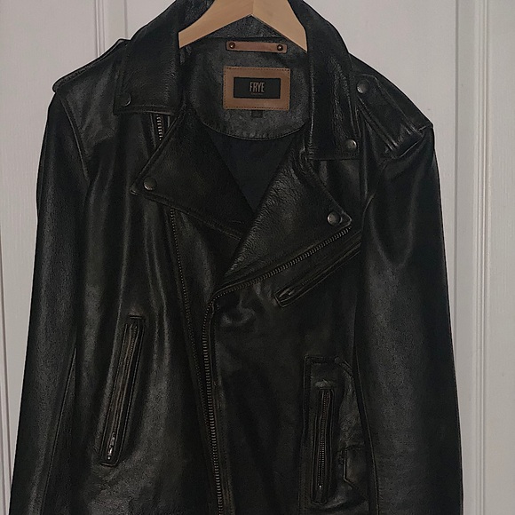 Frye | Jackets & Coats | Frye Leather Biker Jacket | Poshmark